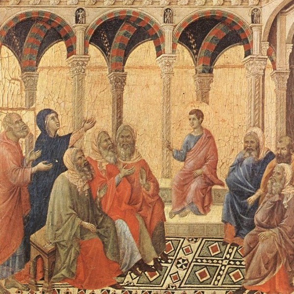 Jesus in the Templt – Duccio di Buoninsegna – Reflections on the Sacred ...