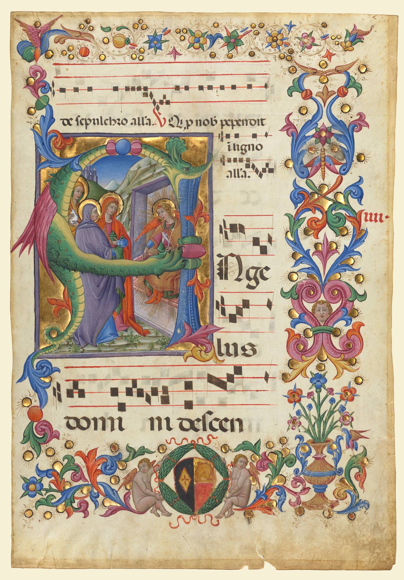 Resurrection – medieval manuscript – Reflections on the Sacred Liturgy