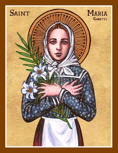 St. Maria Goretti icon – Reflections on the Sacred Liturgy